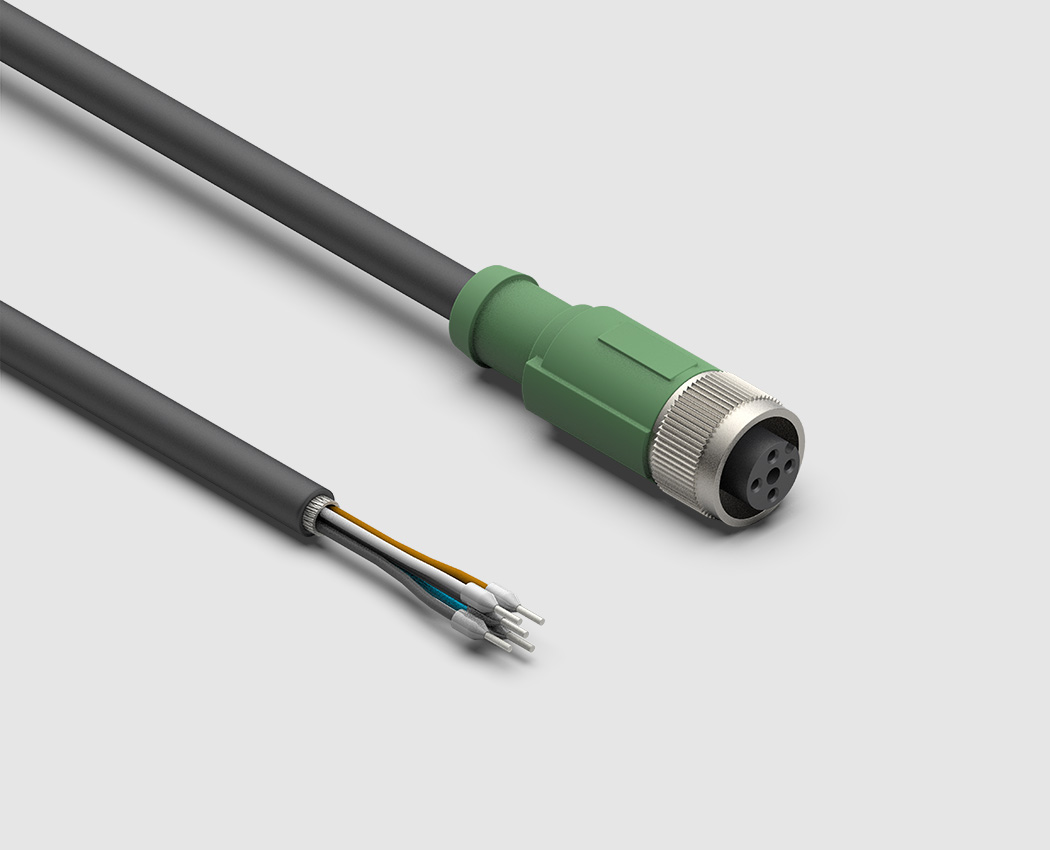 Shielded M12 female connection cable | Vaisala Store
